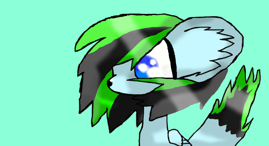 neon wolf by theshadowpony357 on DeviantArt