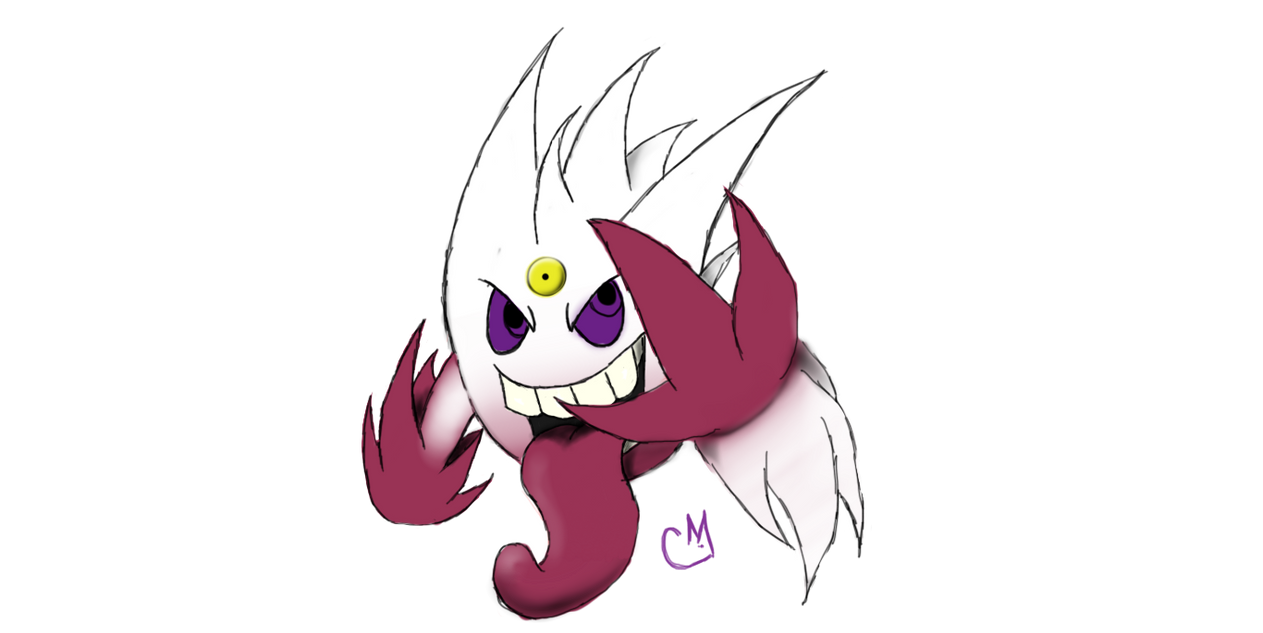 Shiny Mega Gengar by KawaiiBakaSnowBunny on DeviantArt