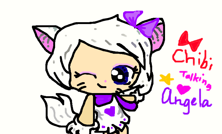 Chibi Talking Angela by CardcaptorStar on DeviantArt