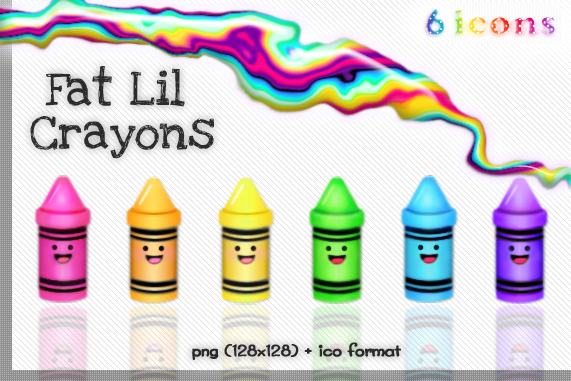 FaT LiL Crayons by kittenbella on DeviantArt
