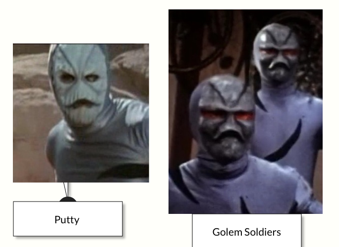 Golem Soldiers and Putty Patrol different mask by Kaijufan97 on DeviantArt