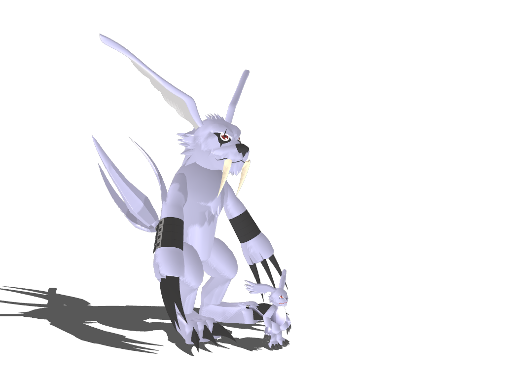 Mmd Digimon Gazimon And Gazimon X Dl By Jackfrost Lcda On Deviantart
