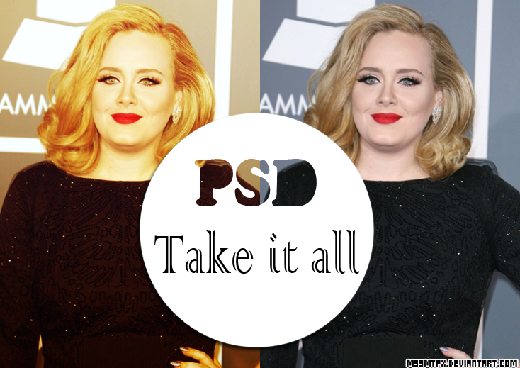 Adele PSD Coloring by mssmtpx on DeviantArt