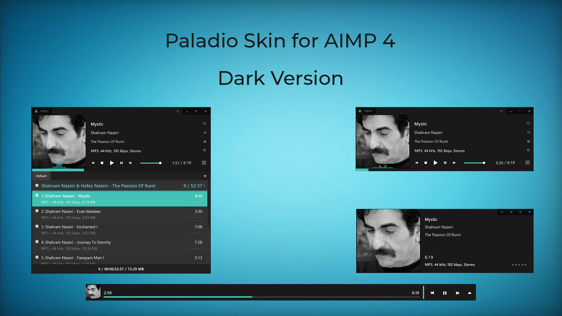 Paladio Dark skin for AIMP by Qualima on DeviantArt