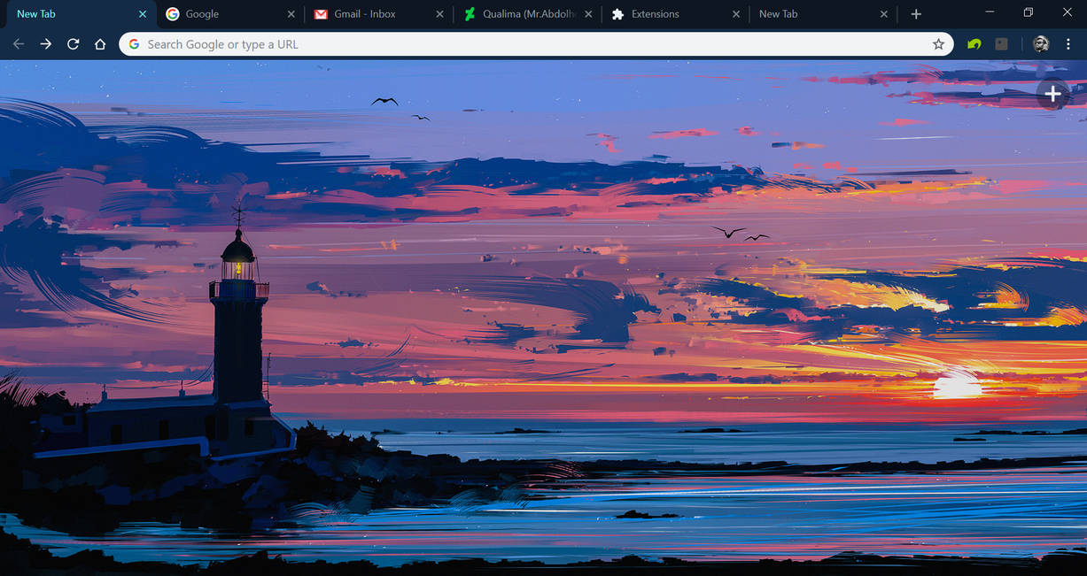 Chrome Material Dark Theme - light Oceanic by Qualima on DeviantArt