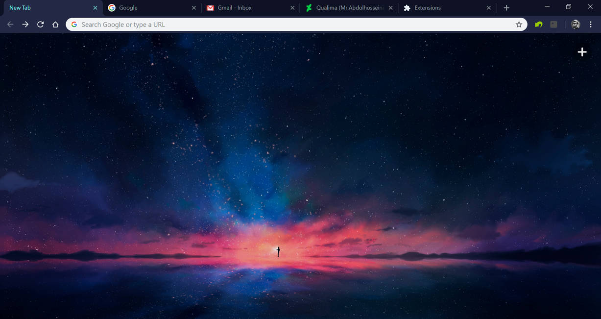Chrome Material Dark Theme - Space by Qualima on DeviantArt