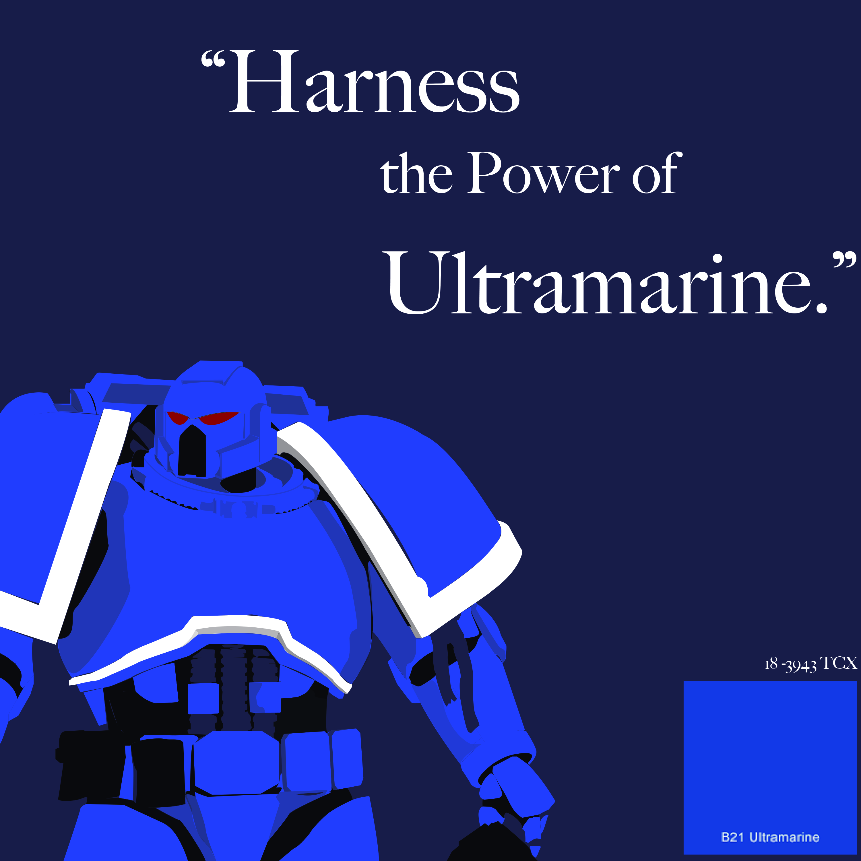 Ultramarine color design class poster by MrChinn on DeviantArt