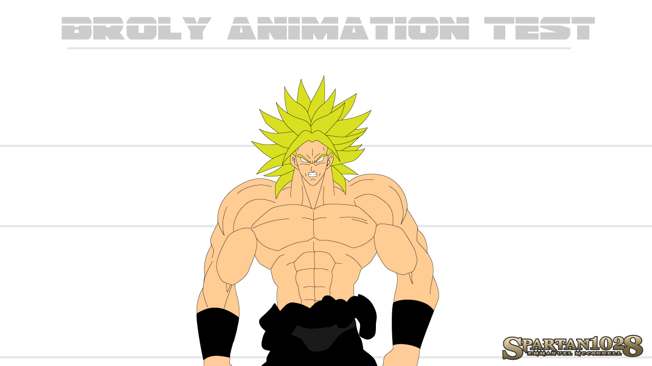 Broly Animation Test by Spartan1028 on DeviantArt