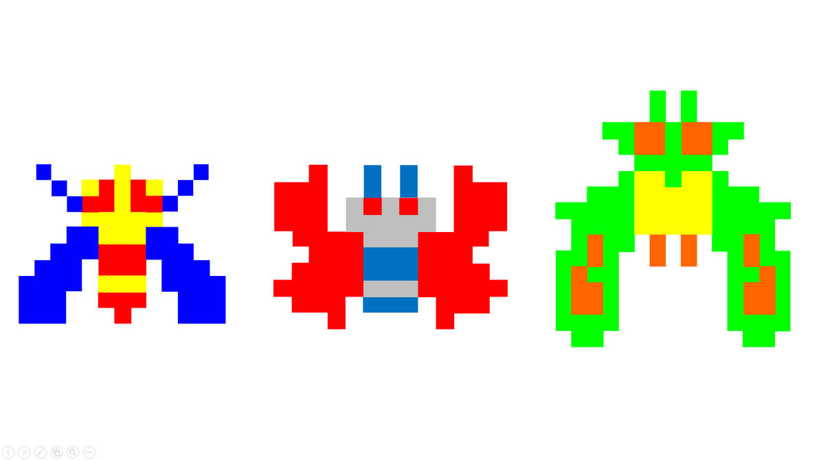 (Gif) Galaga space bugs by Amazingangus76 on DeviantArt