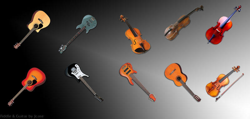 Fiddle and Guitar by jcase on DeviantArt