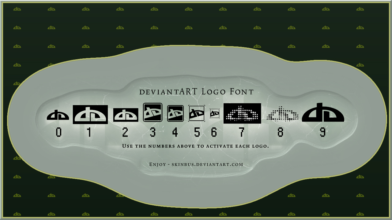DeviantART Logo Font. by SKiNBuS on DeviantArt