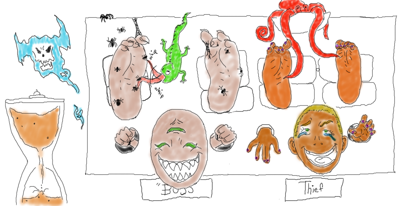 Twins In Punishment by birthbylaugh on DeviantArt