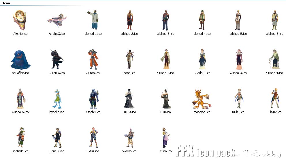Final Fantasy X icons by rubby on DeviantArt