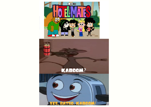 Toaster tells Rasto to blow up hotel mates by fxfan2010 on DeviantArt