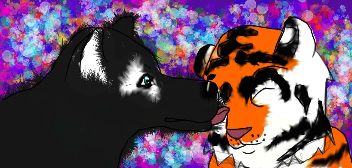 tiger and wolf by gaetes on DeviantArt