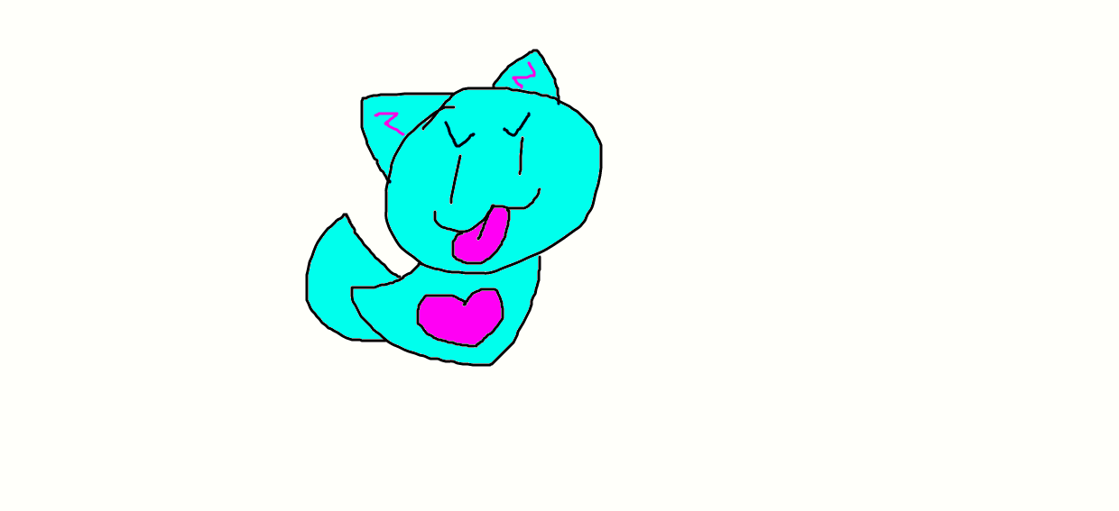 Cyan cat by problematicpixie23 on DeviantArt