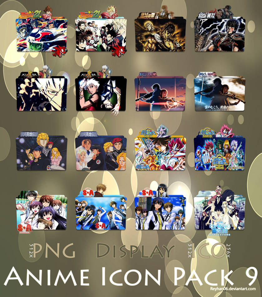 Anime Icon Pack 9 by Reyhan06 on DeviantArt