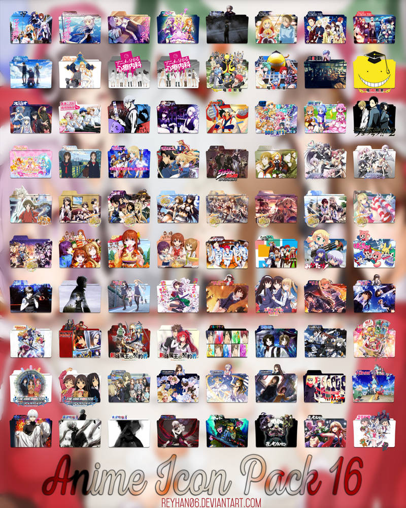 Anime Icon Pack 16 by Reyhan06 on DeviantArt