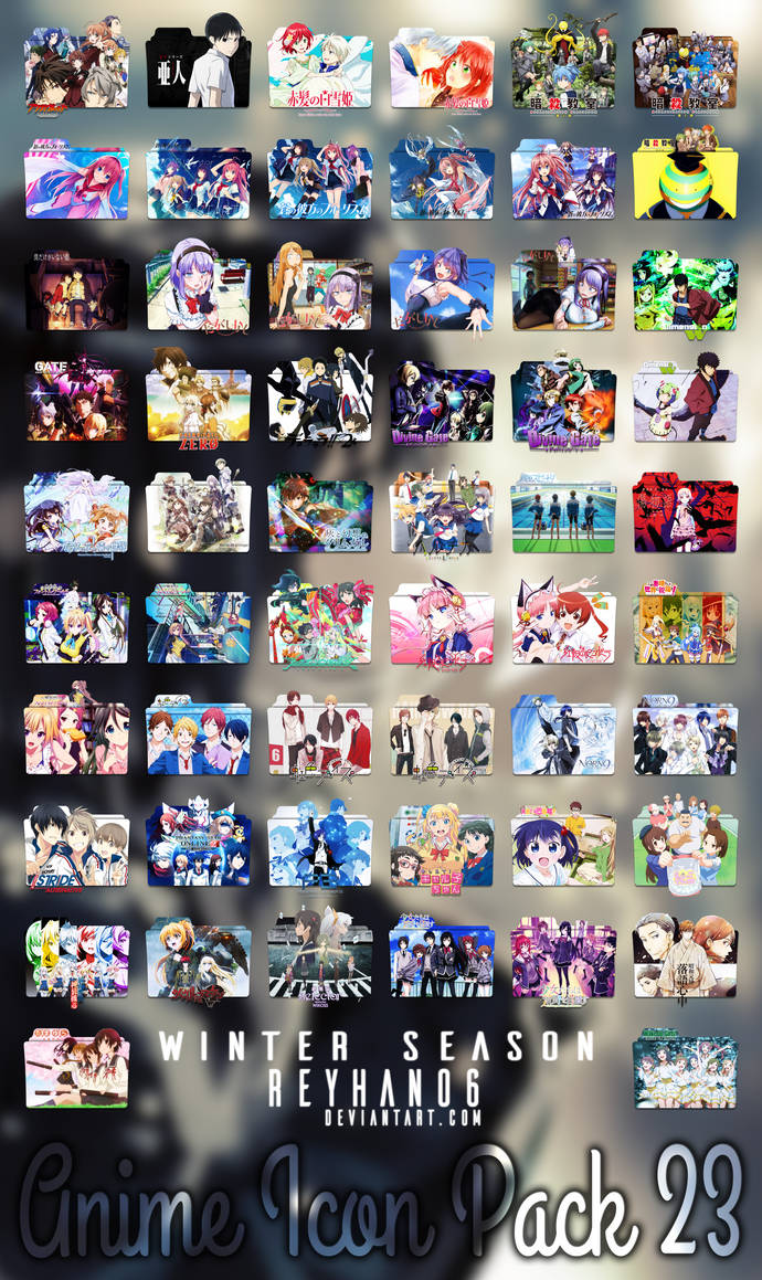 Anime Icon Pack 23 by Reyhan06 on DeviantArt