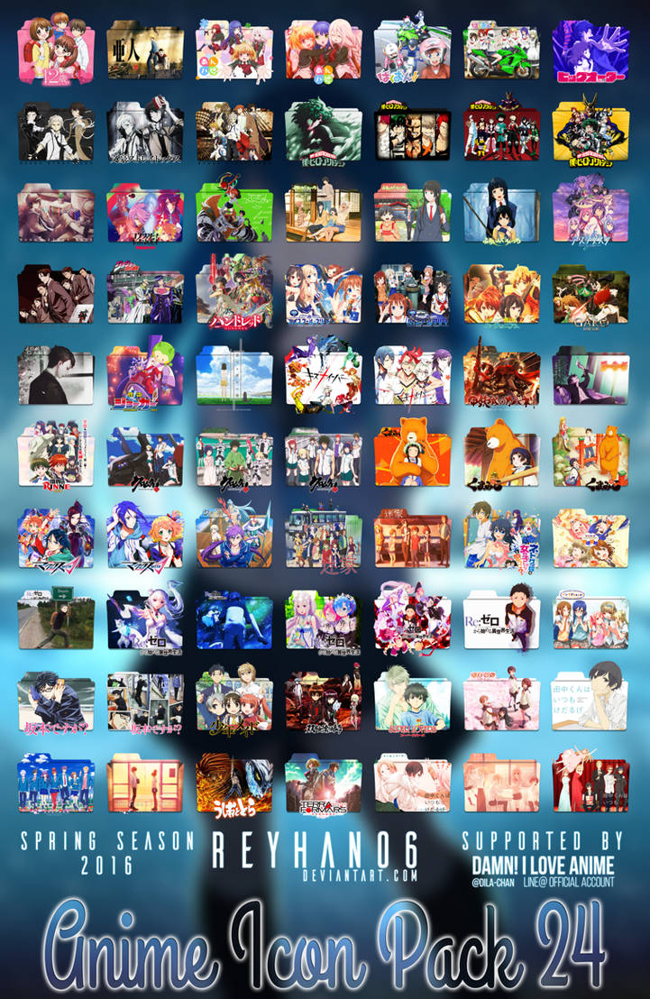 Anime Icon Pack 24 by Reyhan06 on DeviantArt