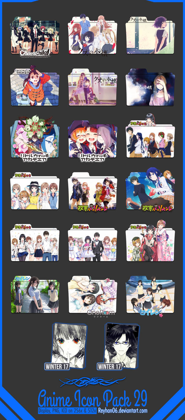 Anime Icon Pack 29 by Reyhan06 on DeviantArt
