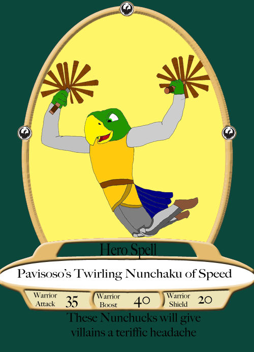 Pavisosos Twirling Nunchaku Spell Card by Fictioncreatorartist on ...