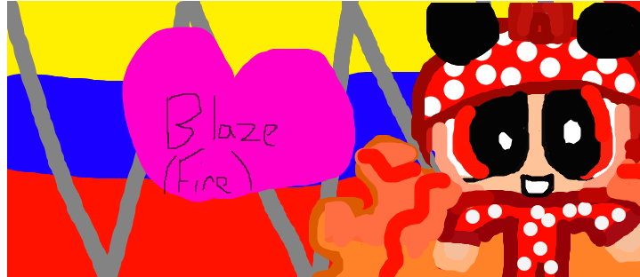 my created powerpuff girl blaze in her P.Js by blazing20987 on DeviantArt