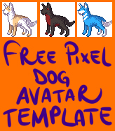 Pixel Dog Avatar Template by Karijn-s-Basement on DeviantArt
