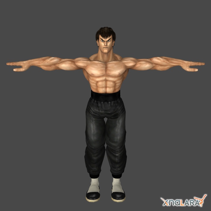 Fei Long 1p outfit for XNALara by KSE25 on DeviantArt