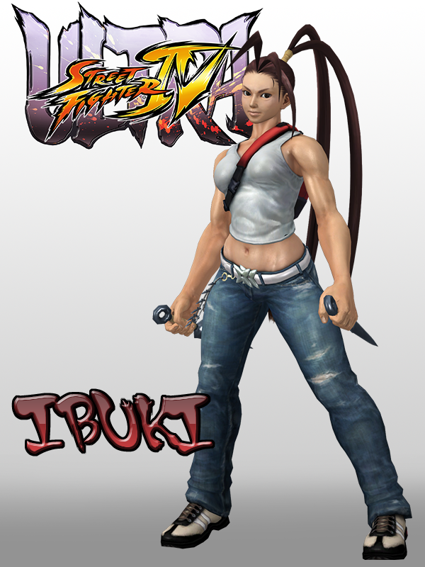 Street Fighter 4 Ibuki Alternate Costumes