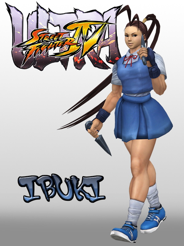 Street Fighter 4 Ibuki Alternate Costumes