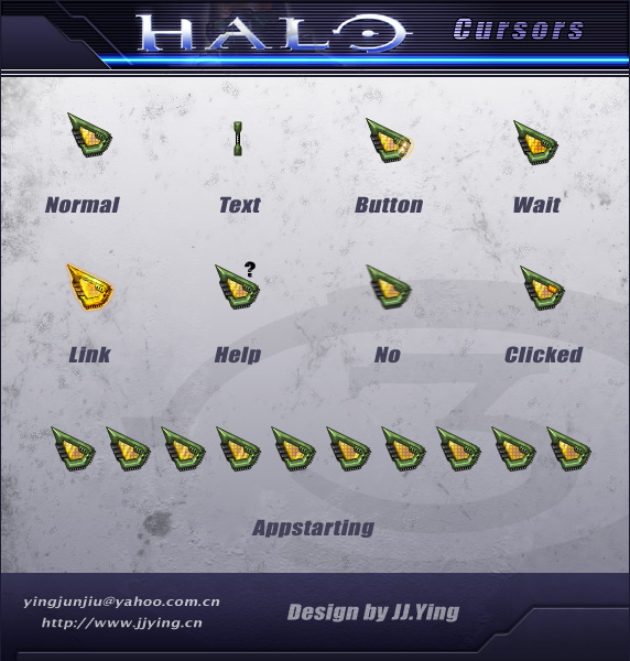 Halo Cursors For Windows 7