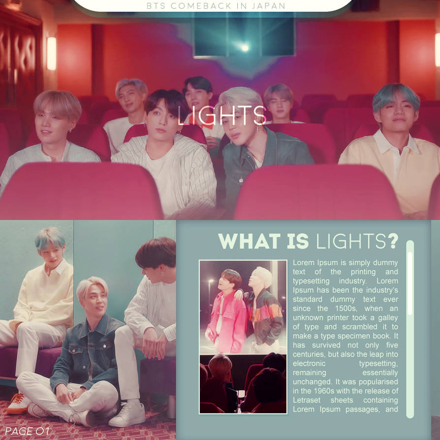 + Template interpretacion | BTS LIGHTS by Iunmin on DeviantArt