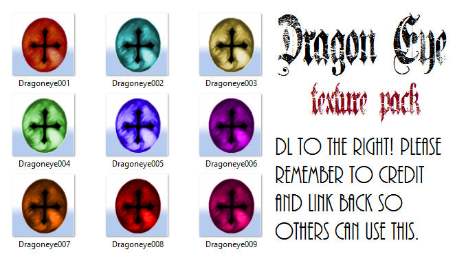 Dragon Eye Textures for PMD/MMD by D-Chan416 on DeviantArt