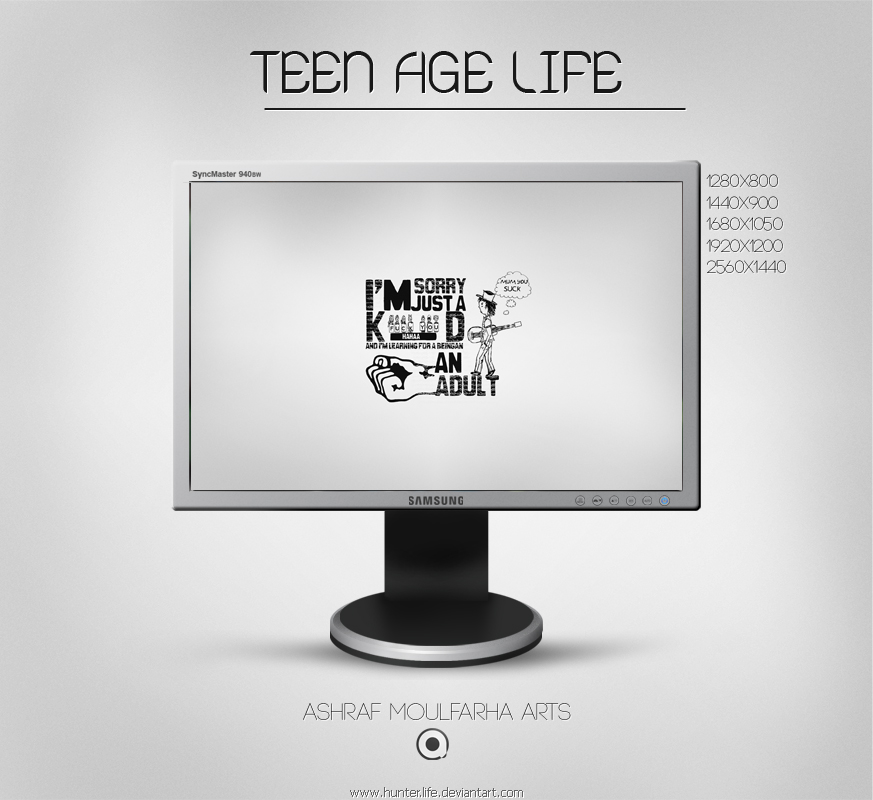 Teen Age Life - Wallpaper by Hunter-Life on DeviantArt