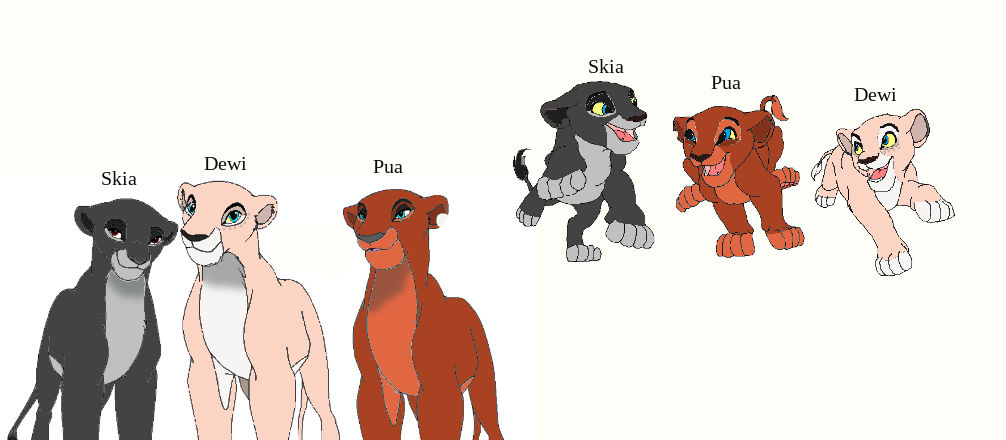3 Lioness OC's by Art4Life21 on DeviantArt