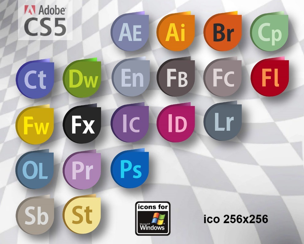 Adobe CS5 custom icons - new edit by Leikoo on DeviantArt