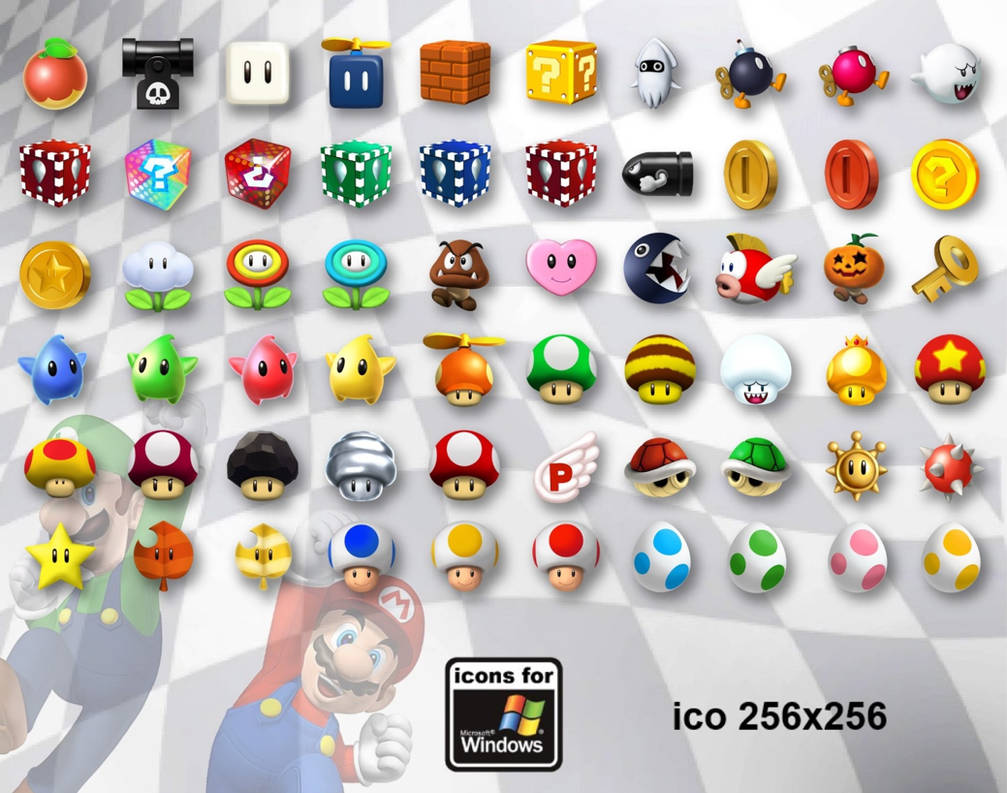 SuperMarioBros icon set by Leikoo on DeviantArt