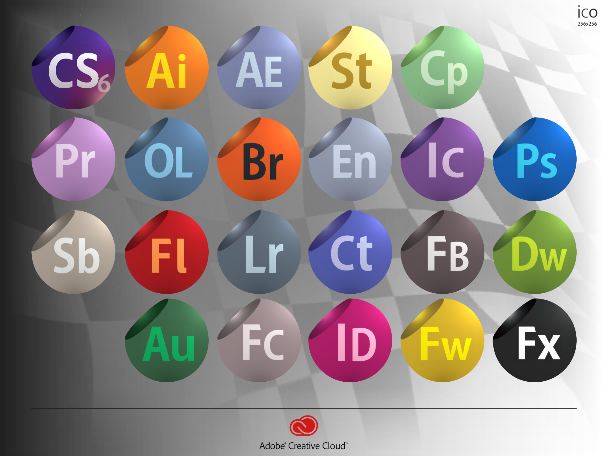 Adobe CS6 icon set by Leikoo on DeviantArt