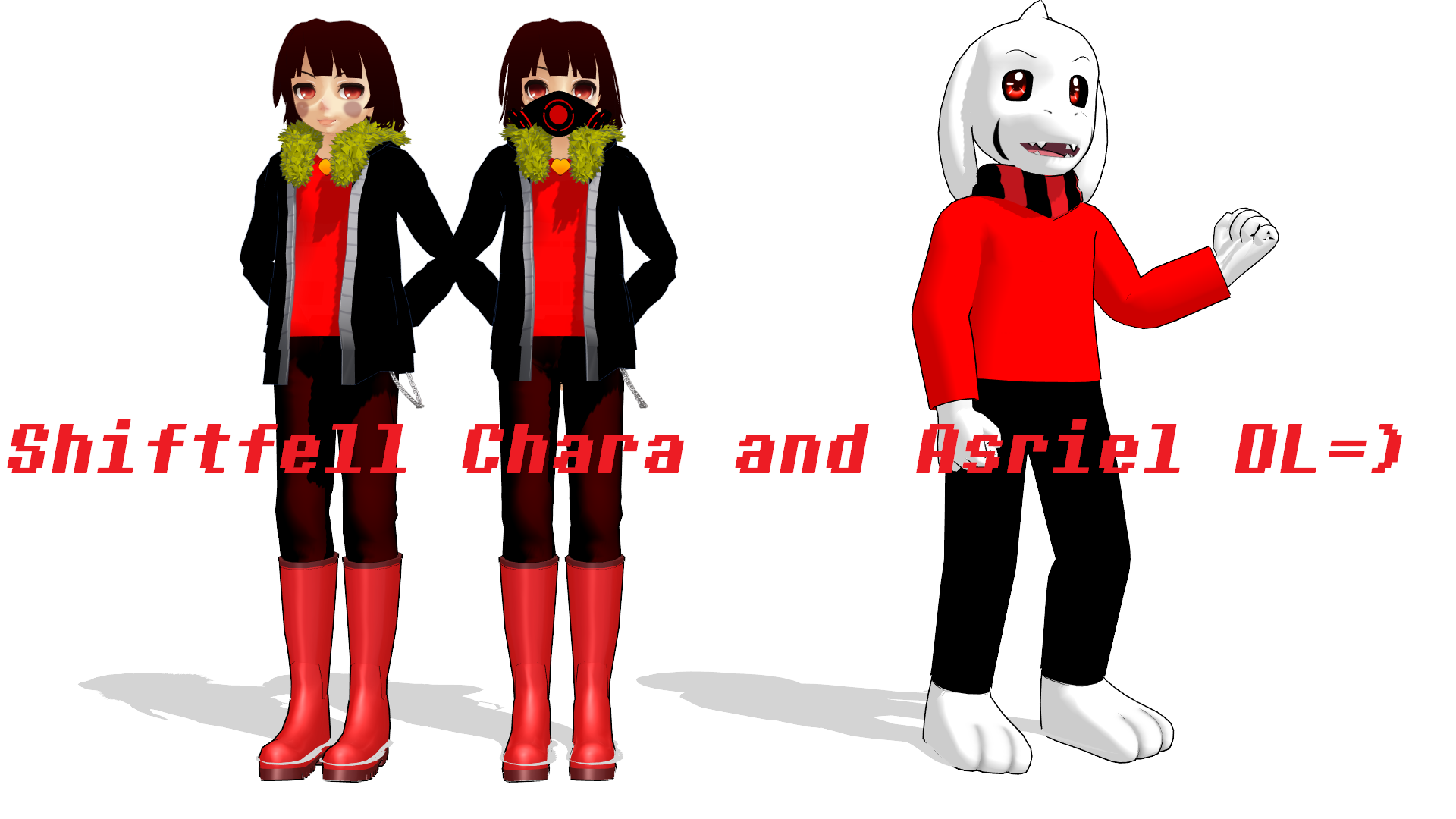 Shiftfell Asriel and Chara dl! (v2) by Linklecreusois on DeviantArt