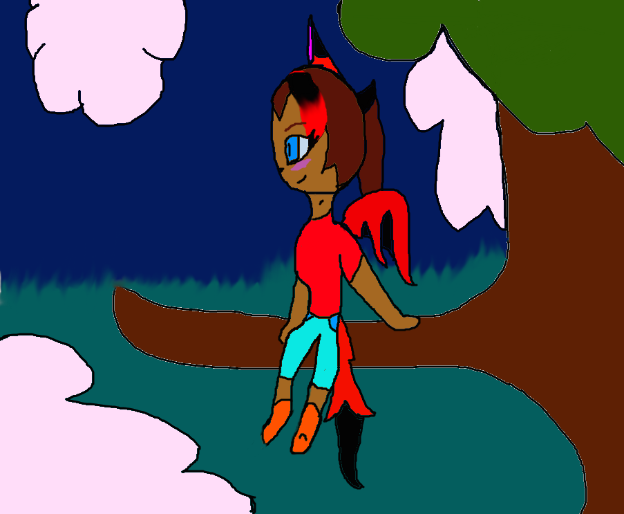 Demon Wolf Girl By Spiritwolflove1 On Deviantart