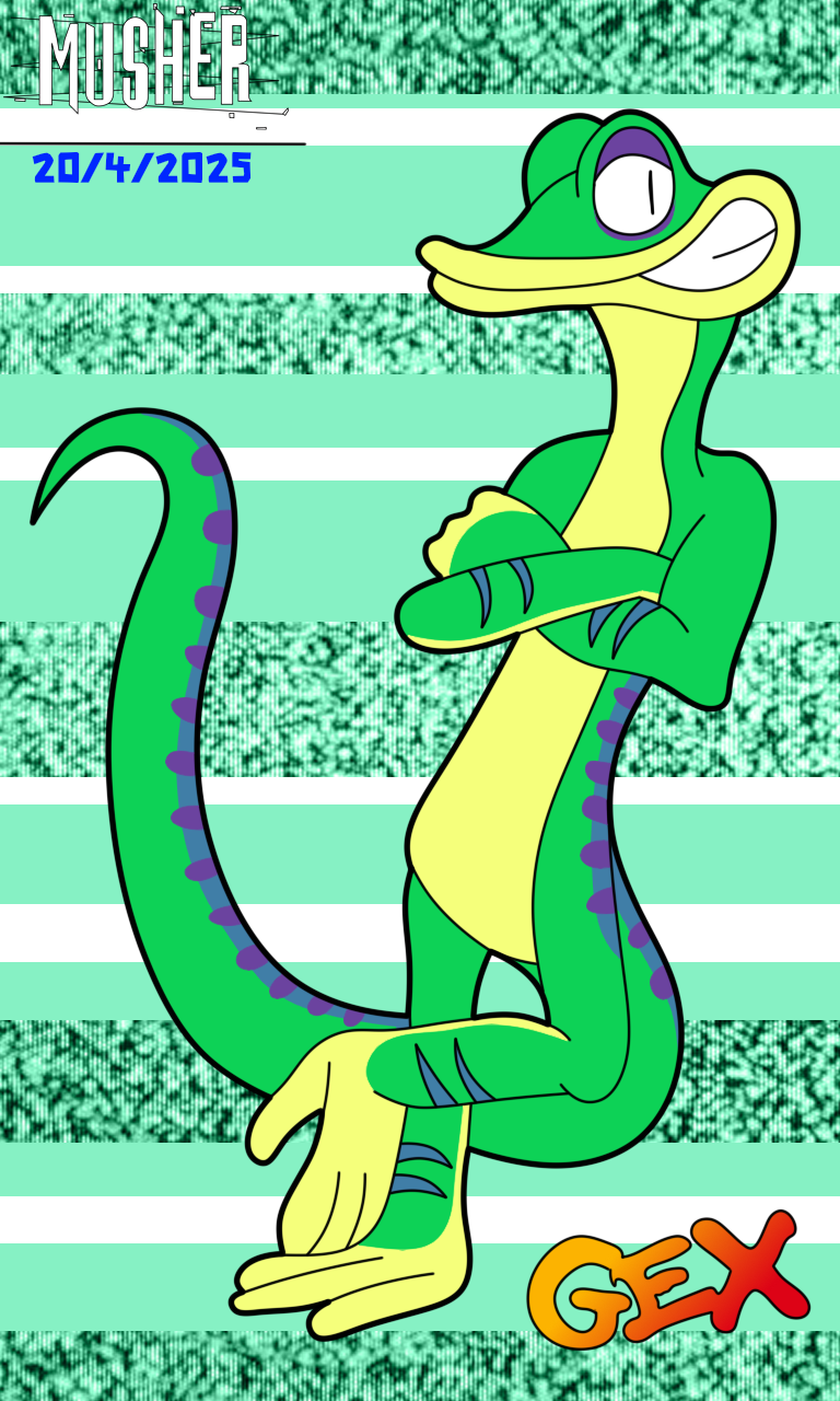 Gex (1995) by musher-30 on DeviantArt