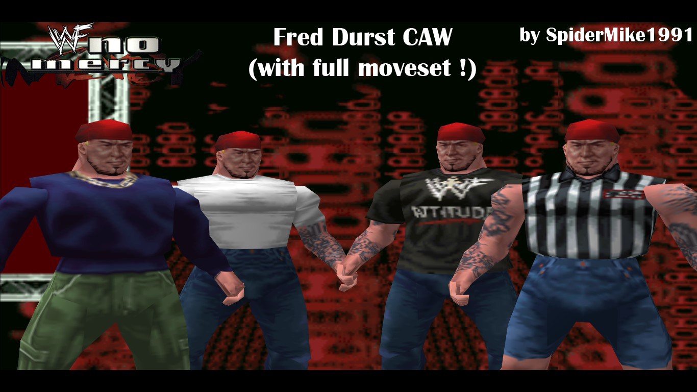 WWF No Mercy - Fred Durst CAW and Moveset by SpiderMike1991 on DeviantArt