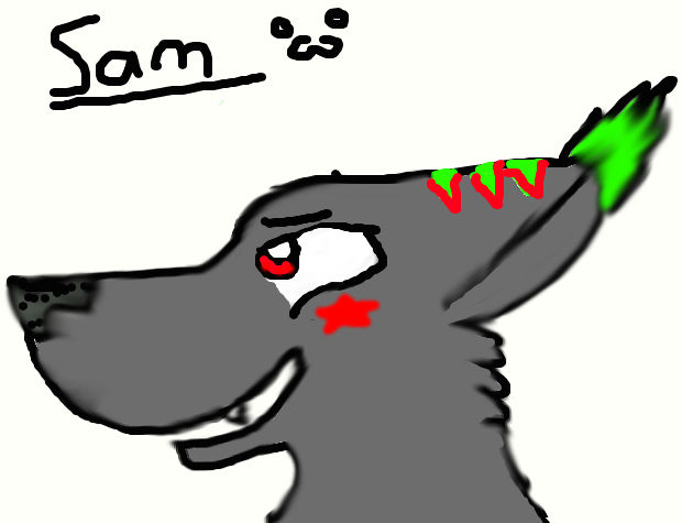 Sam's new fursona :3 by MysticDragowolf on DeviantArt