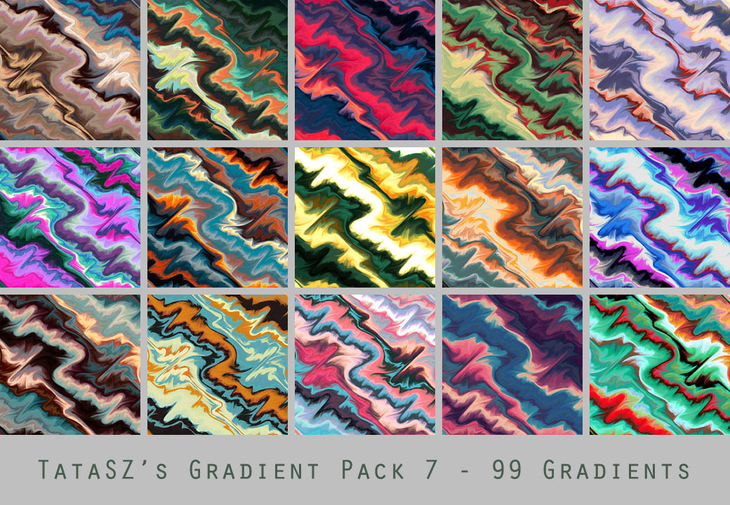 Gradient Pack 7 by tatasz on DeviantArt