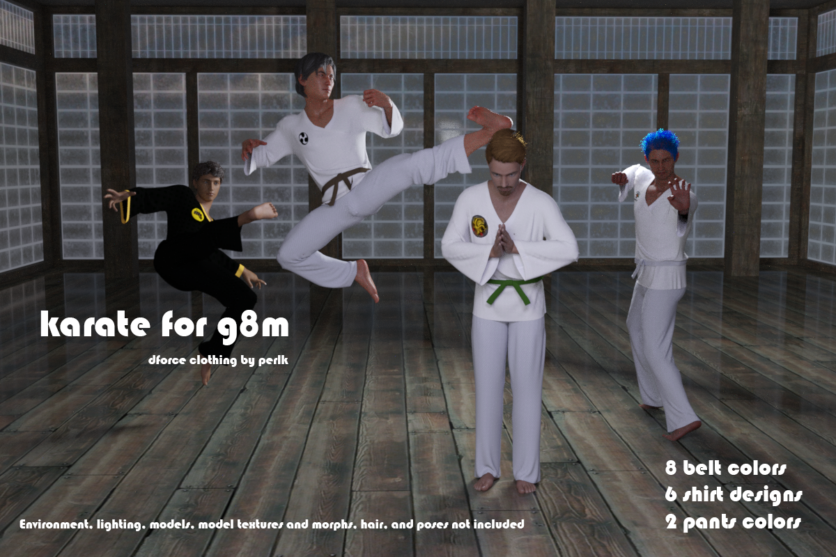 Karate for Genesis 8 Male - old version by perlk on DeviantArt