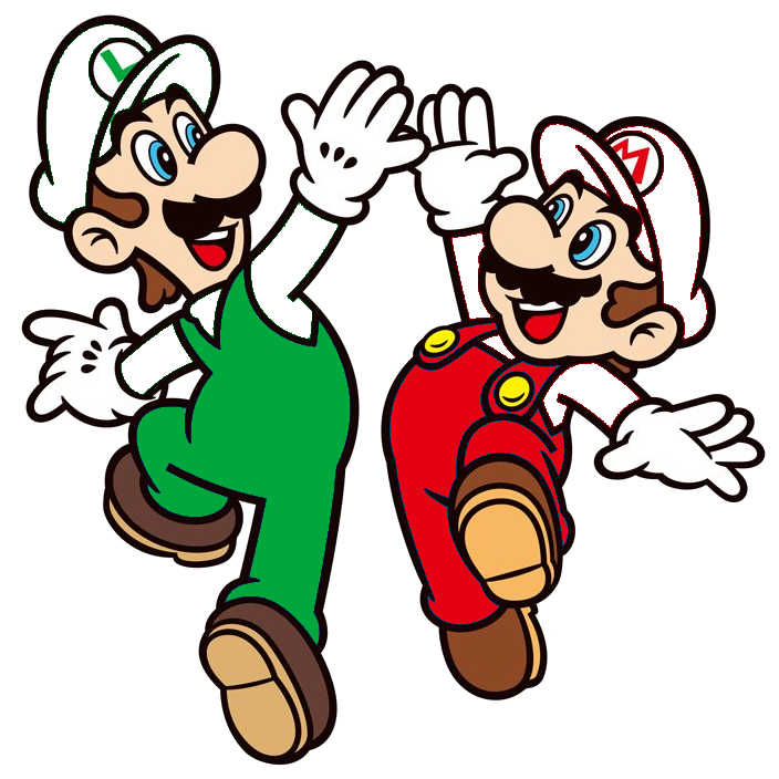 Fire Mario and Luigi by MarioVsSonicFan on DeviantArt