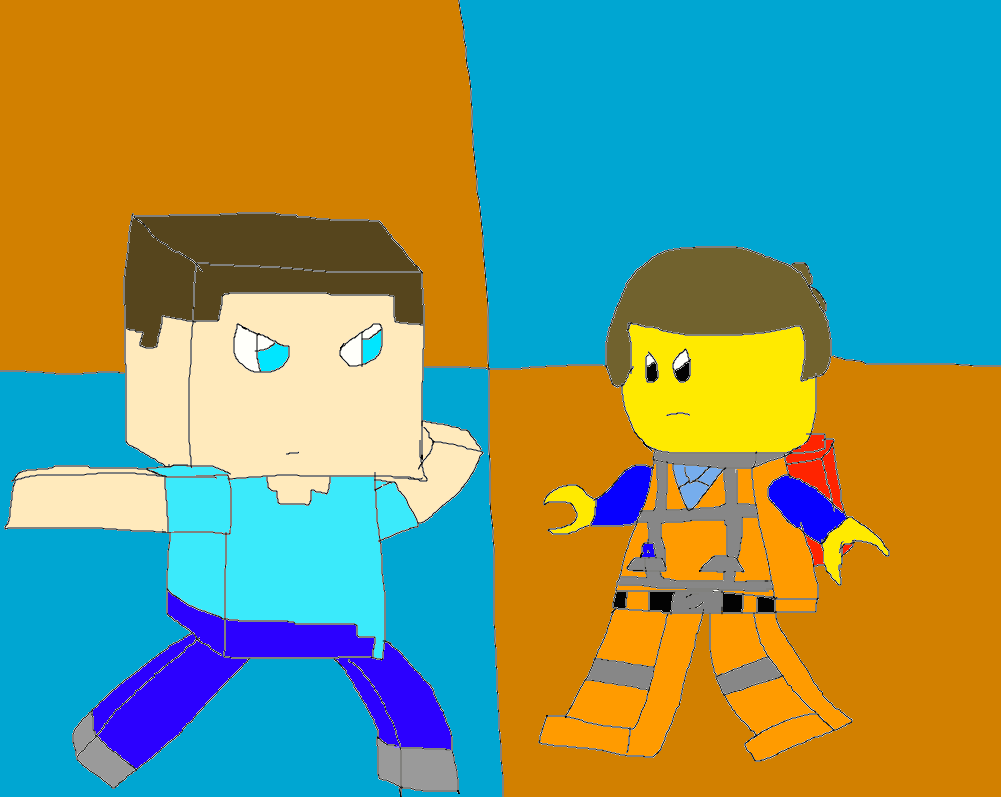 Death Battle Idea 3 Steve Vs Emmet By Mariovssonicfan On Deviantart