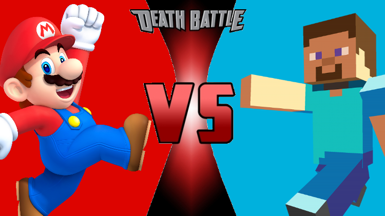 Death Battle Mario Vs Steve By Mariovssonicfan On Deviantart