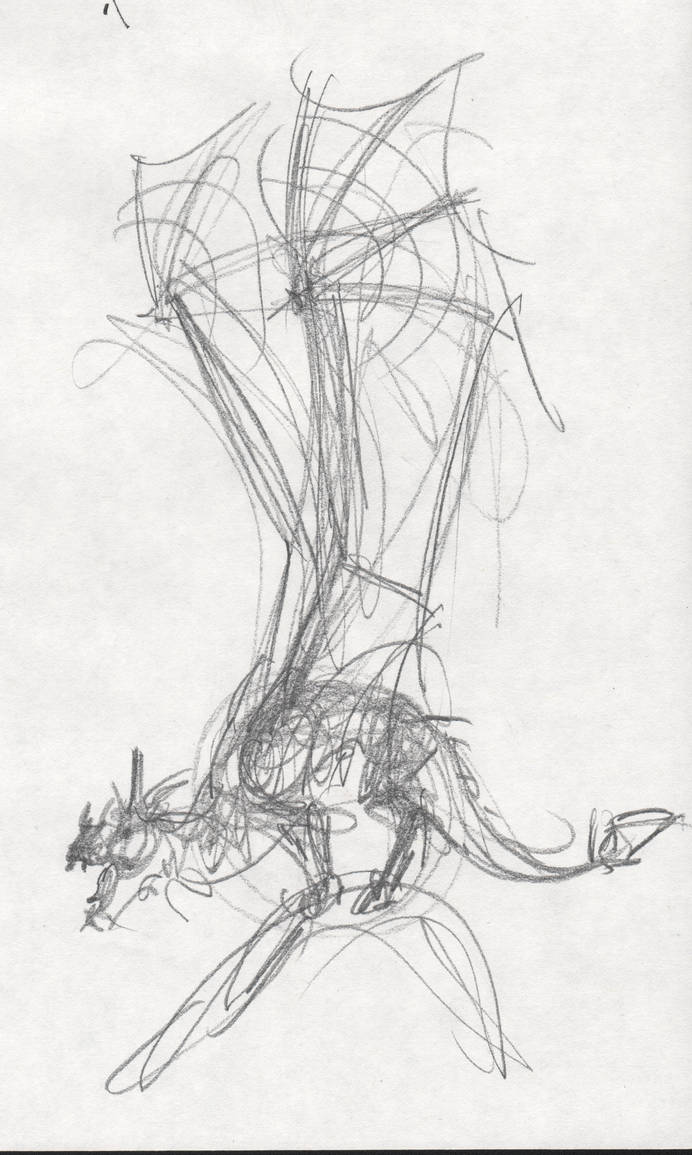 Angry Dragon Sketch by Avionscreator on DeviantArt